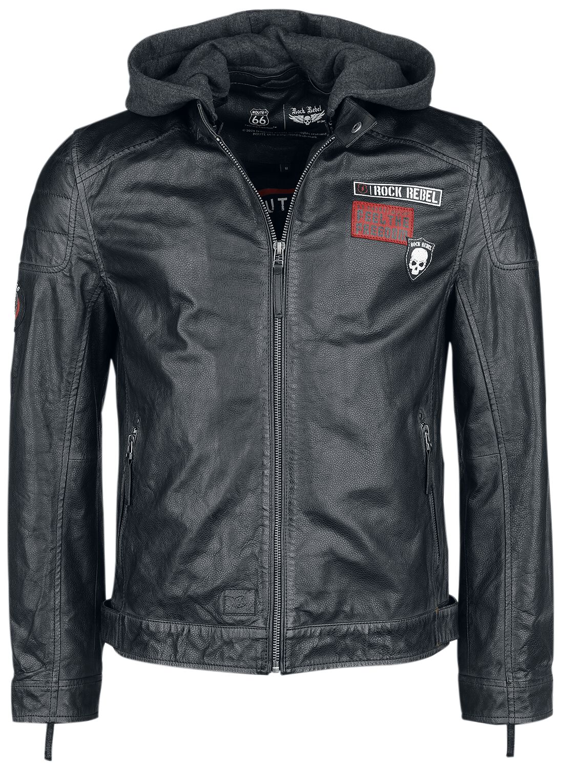 Rock Rebel X Route 66 - Leather Jacket | Rock Rebel by EMP Leather ...