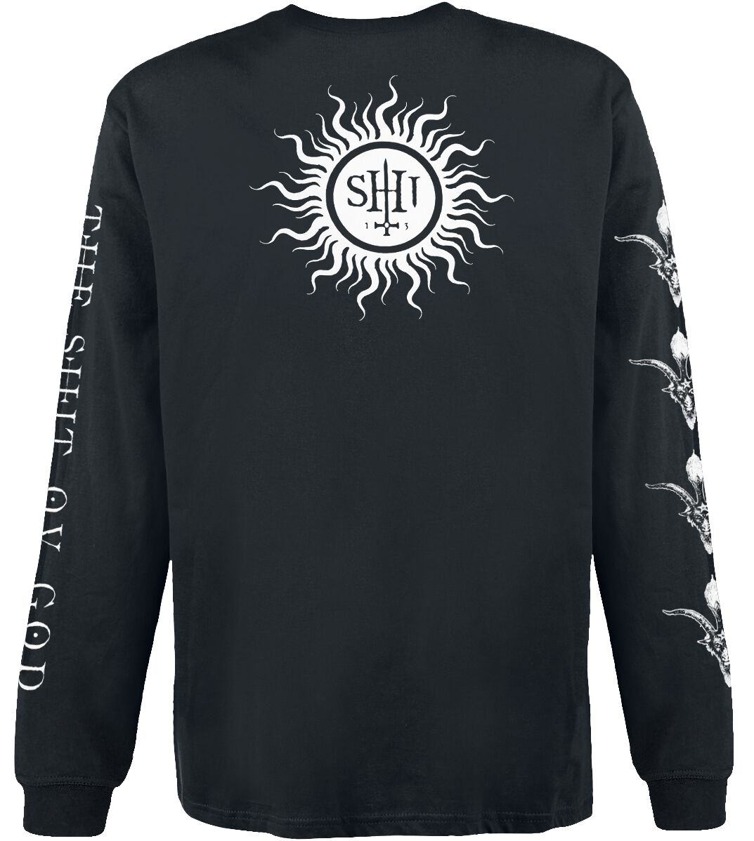 Hail Satan - The Unholy Trinity Tour 2025 | Behemoth Long-sleeve Shirt ...