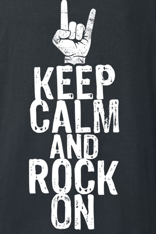 Keep Calm And Rock On | Slogans Tanktop | EMP