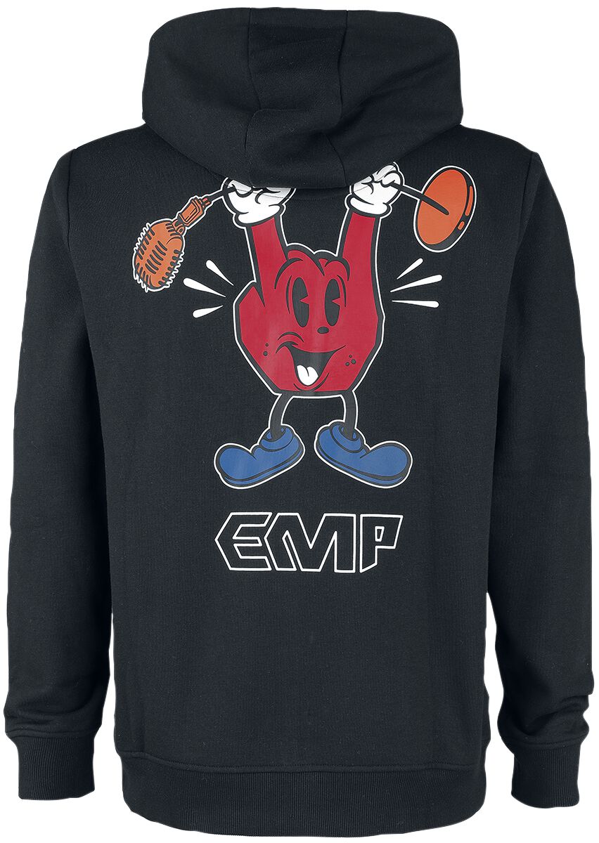 Hoodie Jacket with EMP Logo and Metal Horns | EMP Stage Collection ...