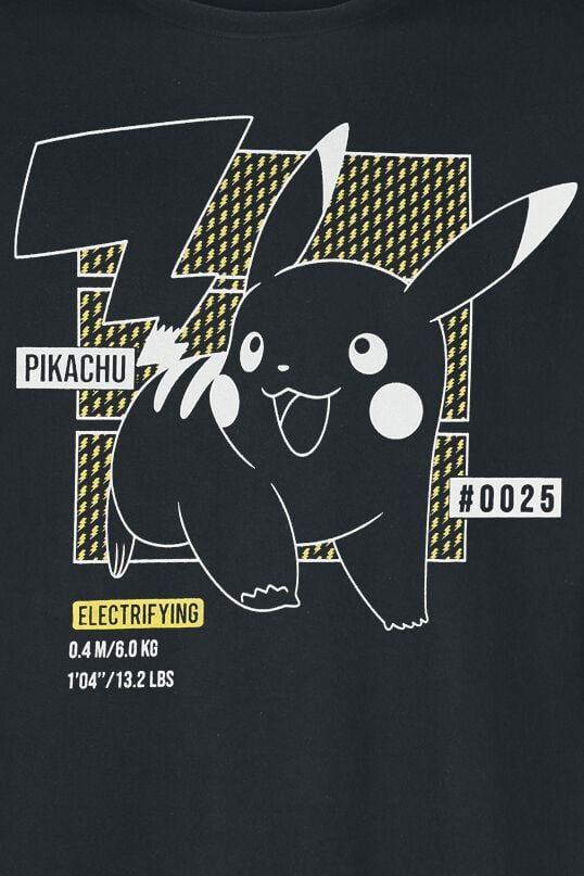 Pikachu Line Art | Pokémon T-Shirt | EMP