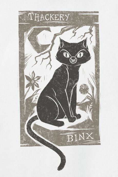 Woodcut - Thackery Binx | Hocus Pocus T-Shirt | EMP