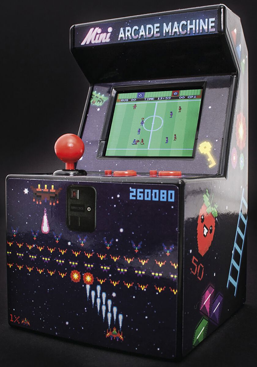 Mini Arcade Machine - incl. 300x 16-Bit Games | Mini Arcade Machine Toy ...