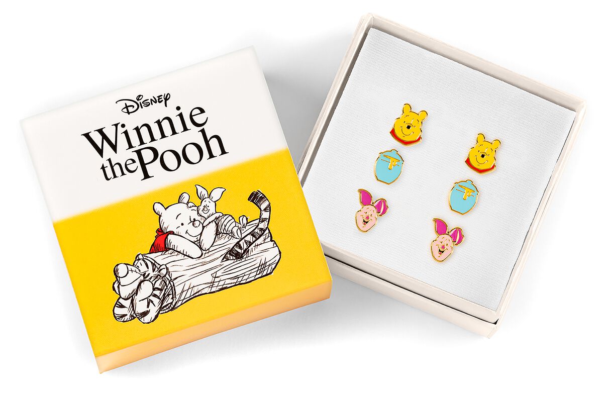 Winnie and Piglet | Winnie The Pooh Earring Set | EMP